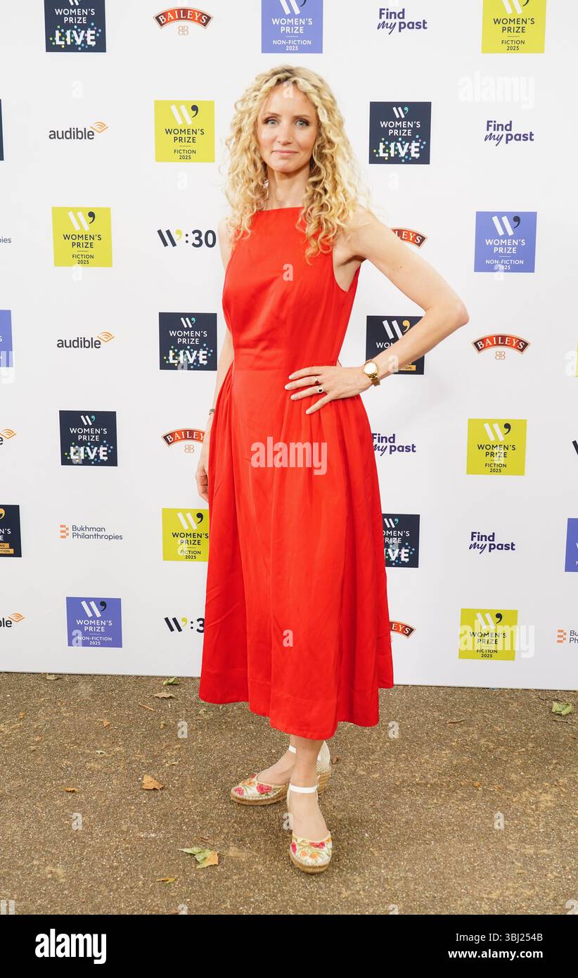 EDITORIAL USE ONLY Suzannah Lipscomb attends the 2025 Women's Prize ...