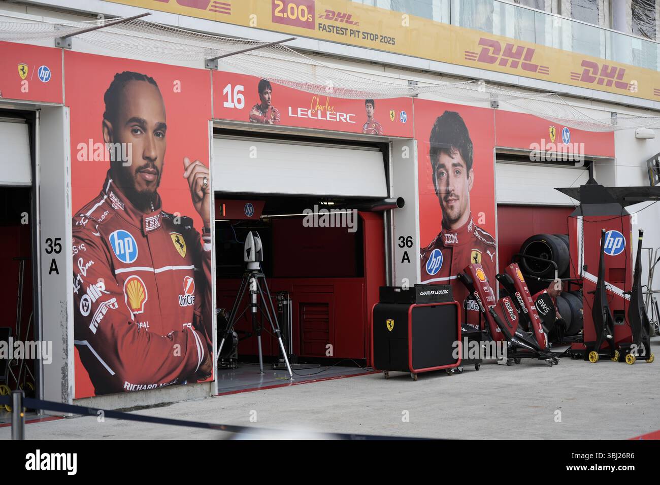 Montreal, Quebec, Canada – June 12, 2025: A view of the Scuderia ...