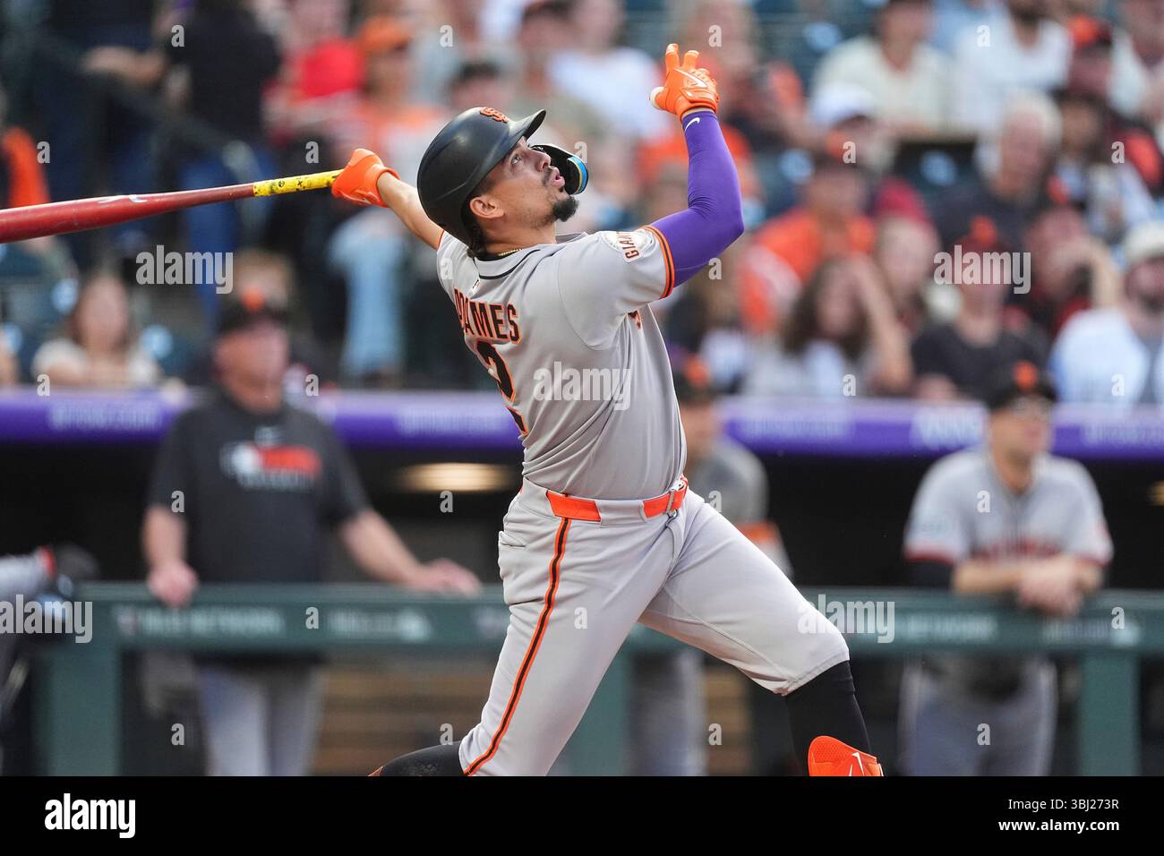 San Francisco Giants shortstop Willy Adames (2) in the third inning of ...