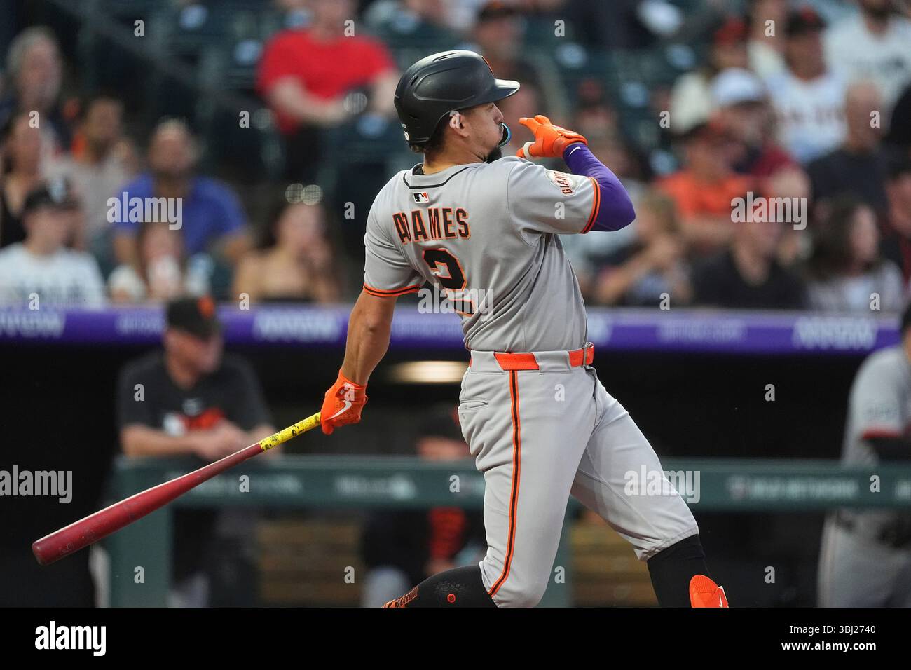 San Francisco Giants shortstop Willy Adames (2) in the fifth inning of ...