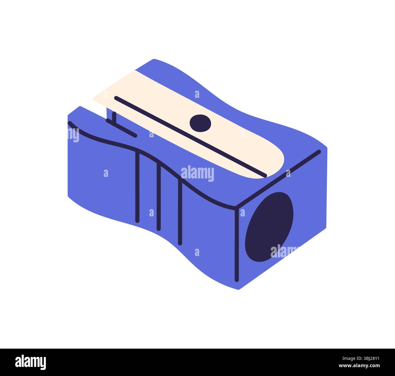 Pencil sharpener icon, stationery tool for sharpening pencils, school ...