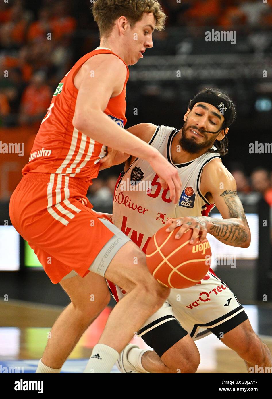 12 June 2025, Bavaria, Neu-Ulm: Basketball: Bundesliga, ratiopharm Ulm ...