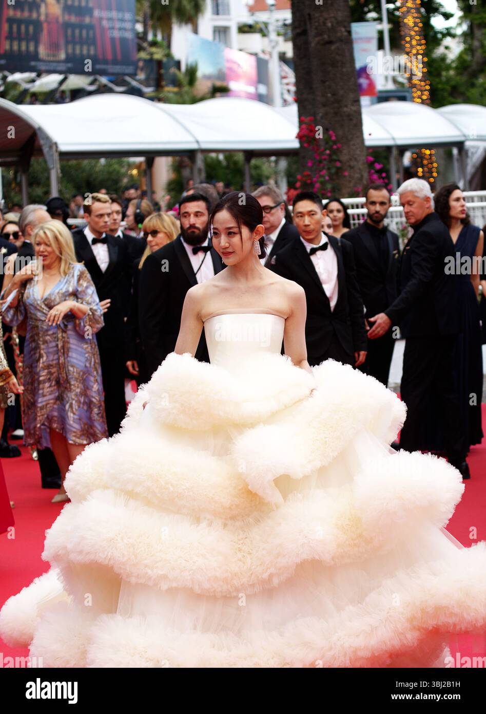 Chinese actress Wan Qian Hui on the red carpet ot the Cannes Film ...