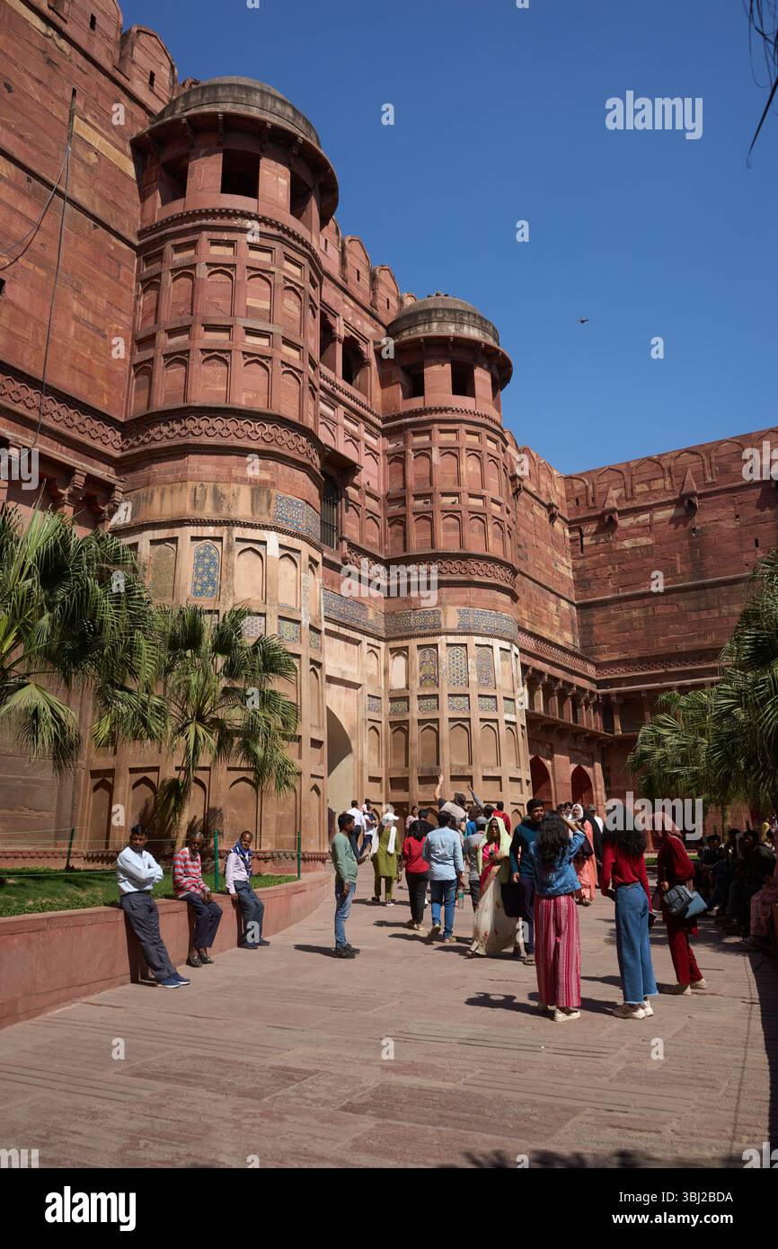 Red Fort in Agra, India – Historical Architecture and Cultural Landmark ...