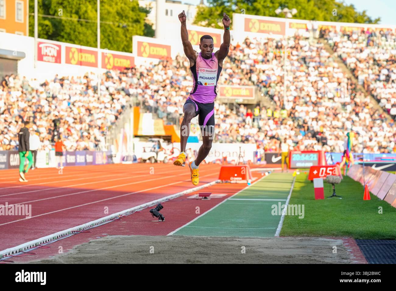 Oslo 20250612. Pedro Pichardo from Portugal in the Diamond League ...