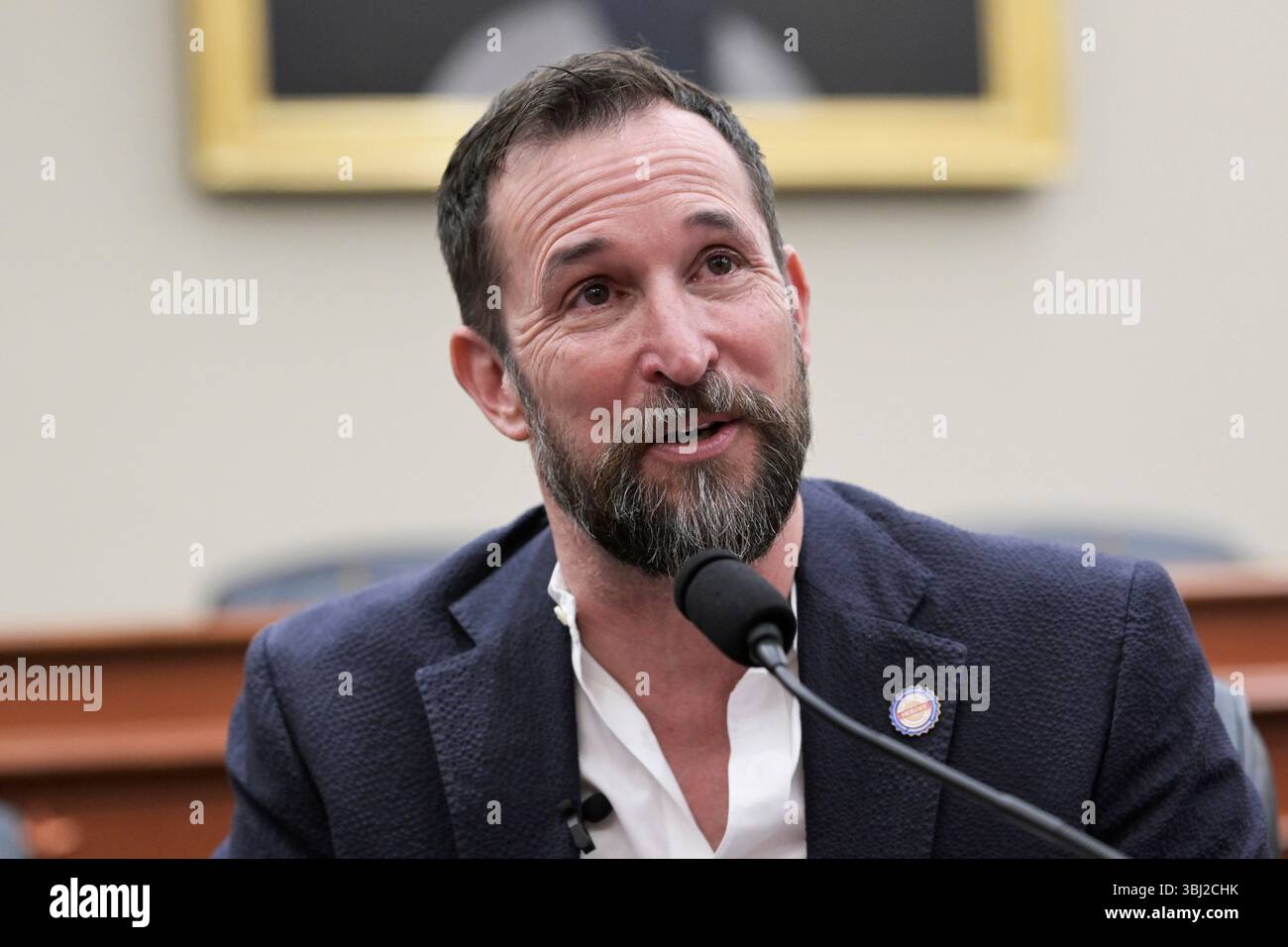 Washington, United States. 12th June, 2025. US Actor Noah Wyle speaks ...