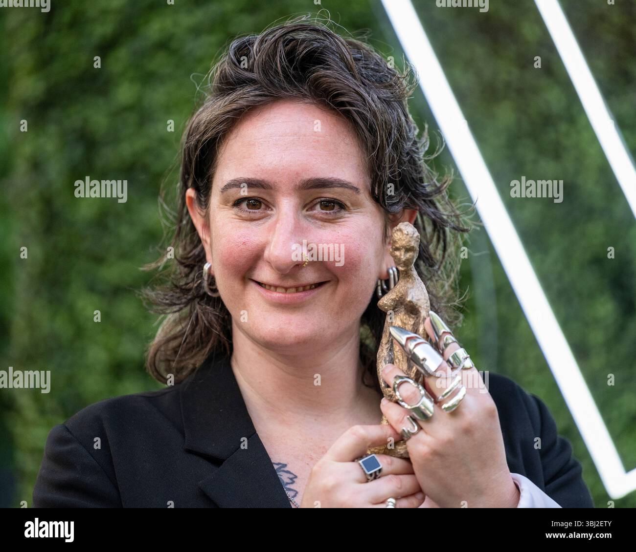 London, UK. 12 June 2025. Yael van der Wouden, author of The Safekeep ...