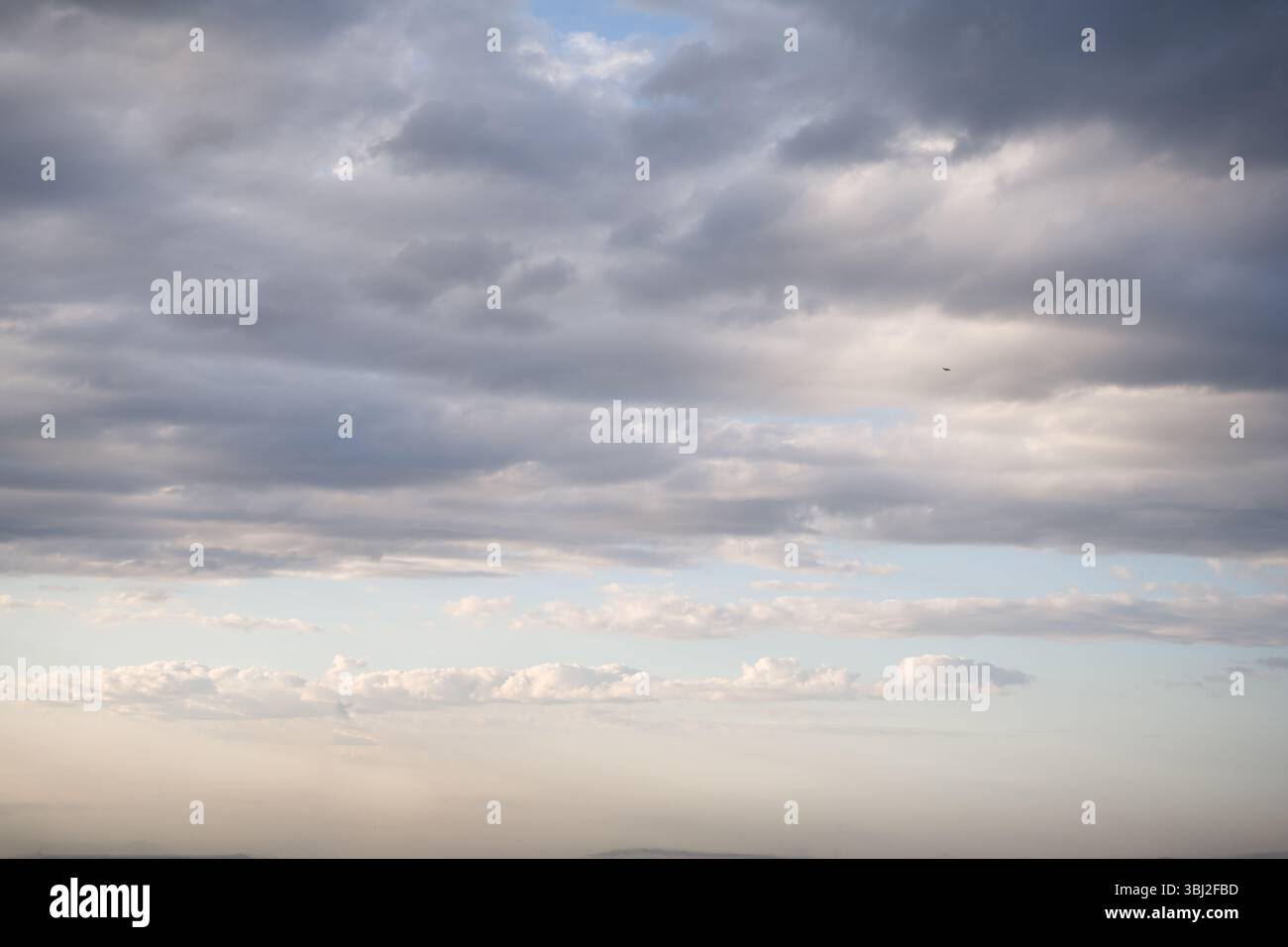 Overcast Sky with Layers of Clouds Stock Photo - Alamy
