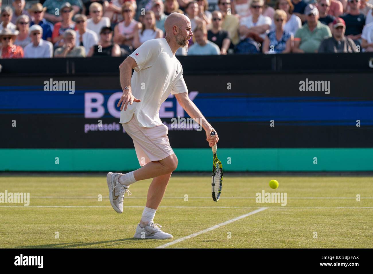 ROSMALEN, NETHERLANDS - JUNE 12: Adrian Mannarino of France during the ...