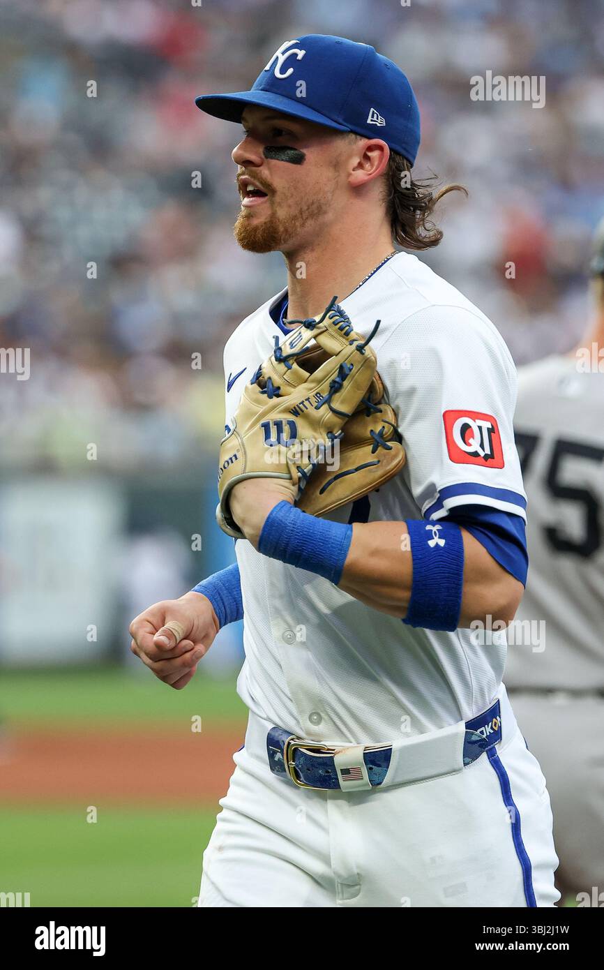 June 11, 2025: Kansas City Royals shortstop Bobby Witt Jr. (7) is seen ...