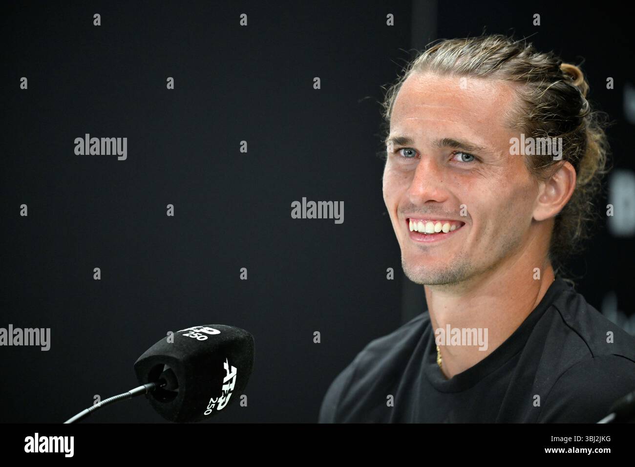 Pressekonferenz PK mit Alexander Zverev (GER) Portrait BOSS Open ATP ...