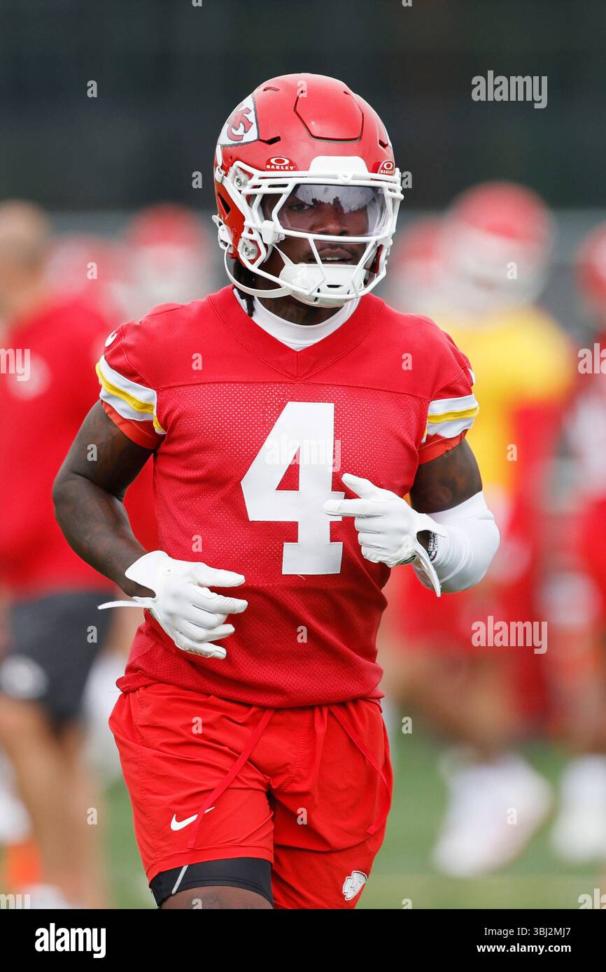 Kansas City Chiefs wide receiver Rashee Rice (4) during the NFL ...