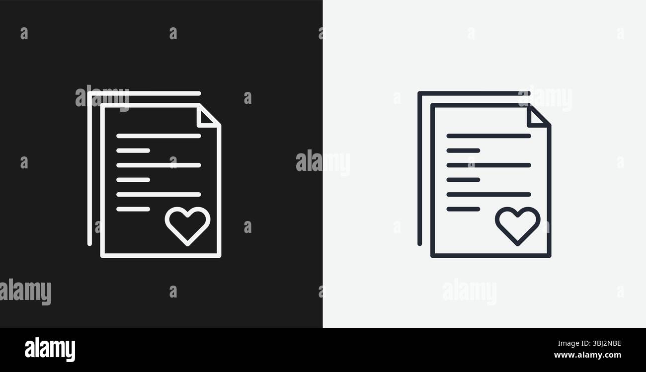 Marriage contract text agreement Stock Vector Images - Alamy
