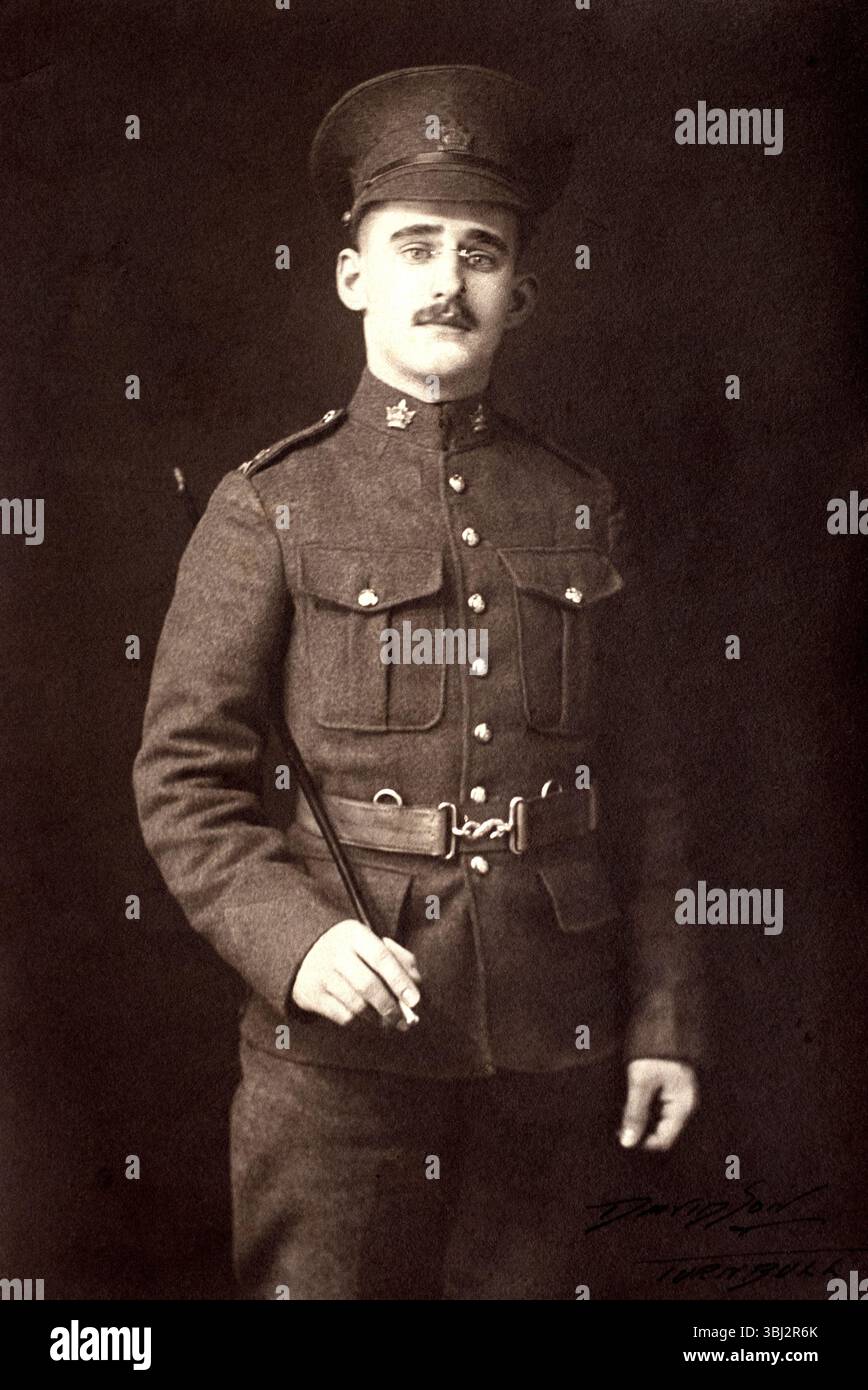 A soldier of the Canadian Expeditionary Force, during the First World ...
