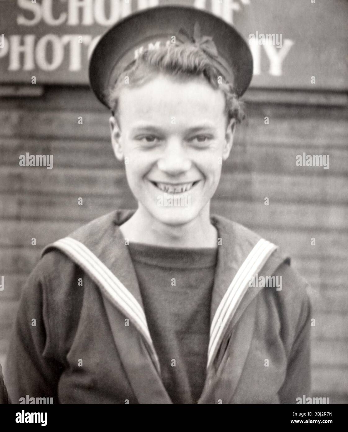A Royal Navy sailor attending the School of Photography during the ...