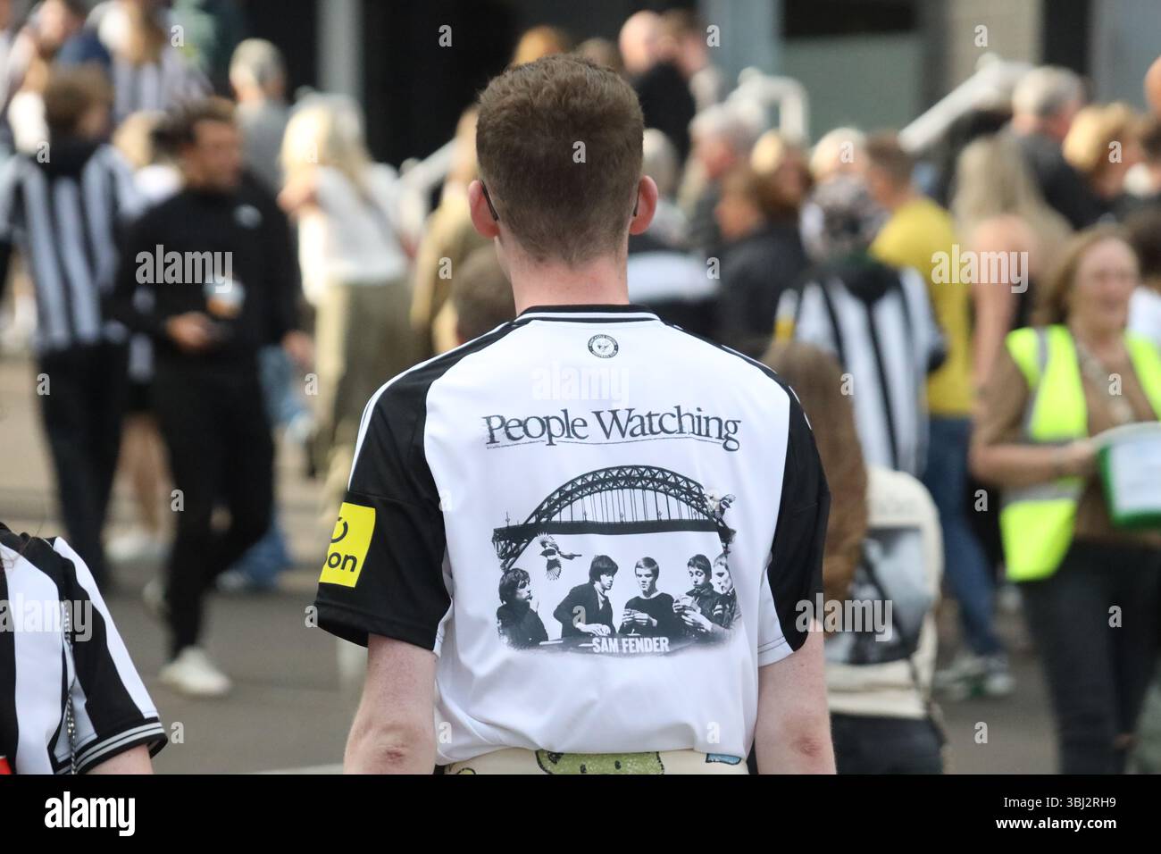 Sam Fender Fans Outside St James' Park in Newcastle, ahead of the Sam ...