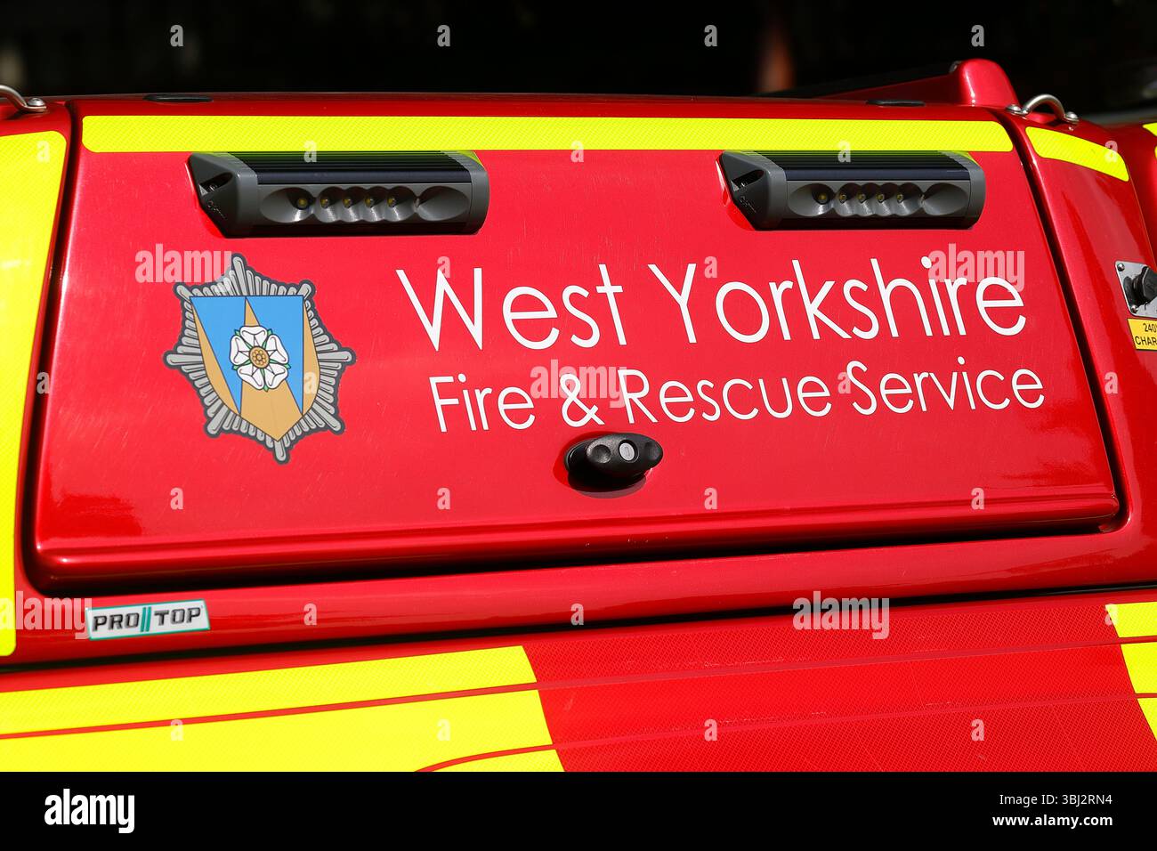 Toyota Hilux responce vehicle used by West Yorkshire Fire & Rescue Service Stock Photo - Alamy