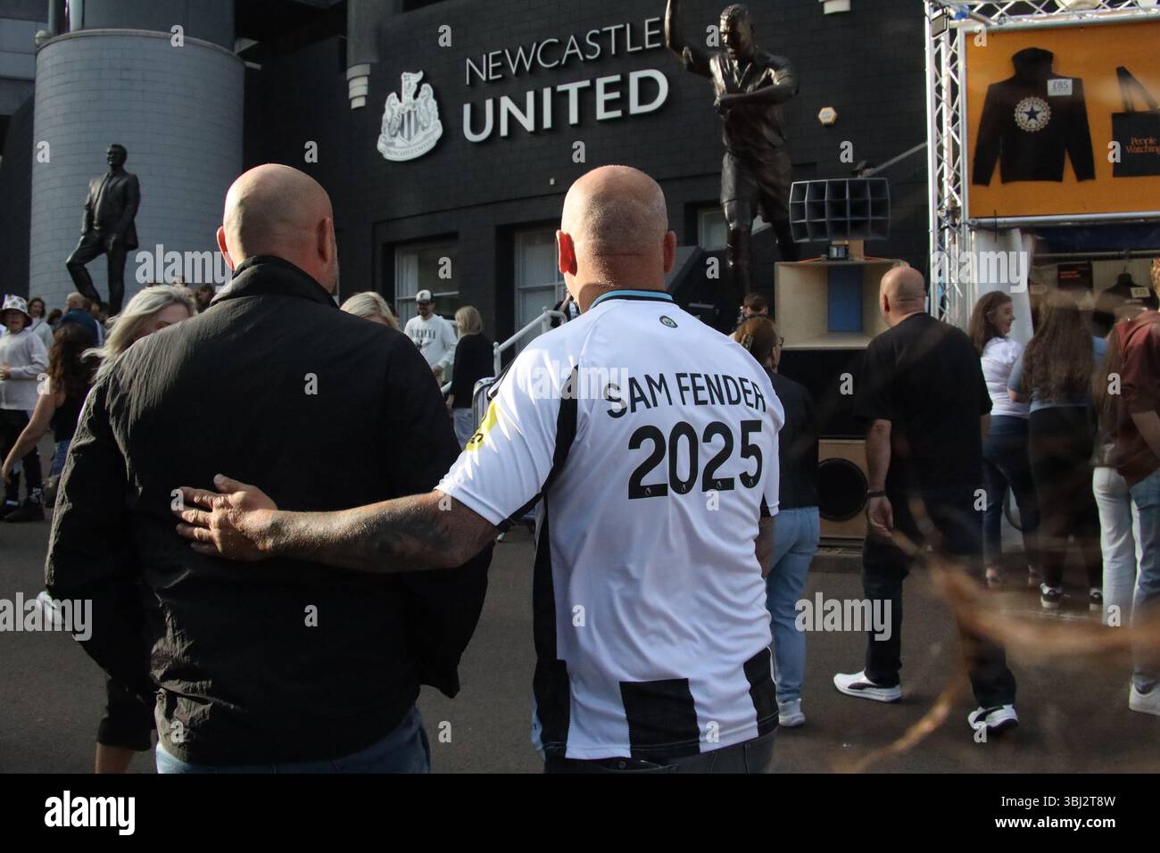 Sam Fender Fans Outside St James' Park in Newcastle, ahead of the Sam ...
