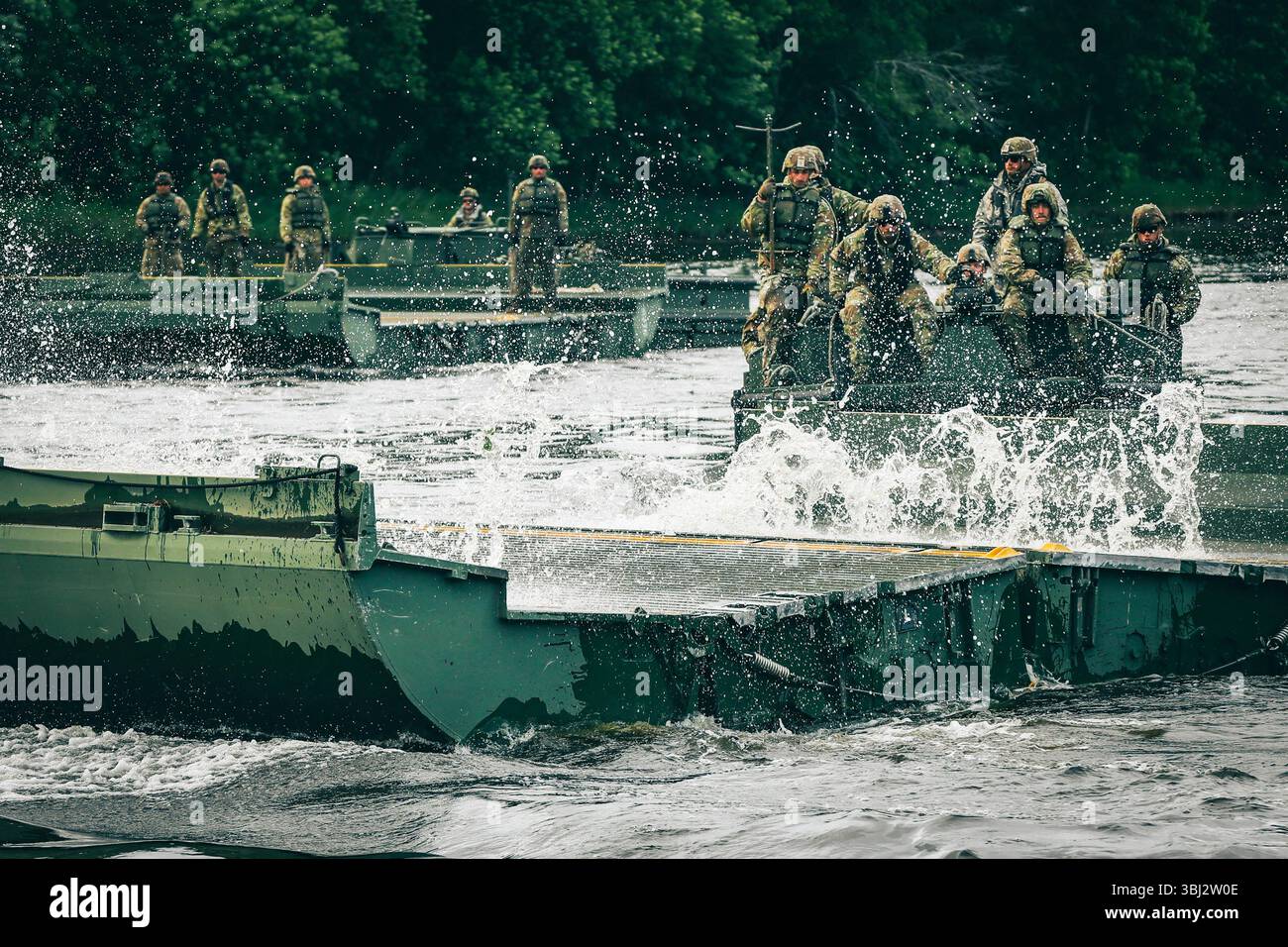 June 9, 2025 - Little Falls, Minnesota, USA - Soldiers with the 200th ...