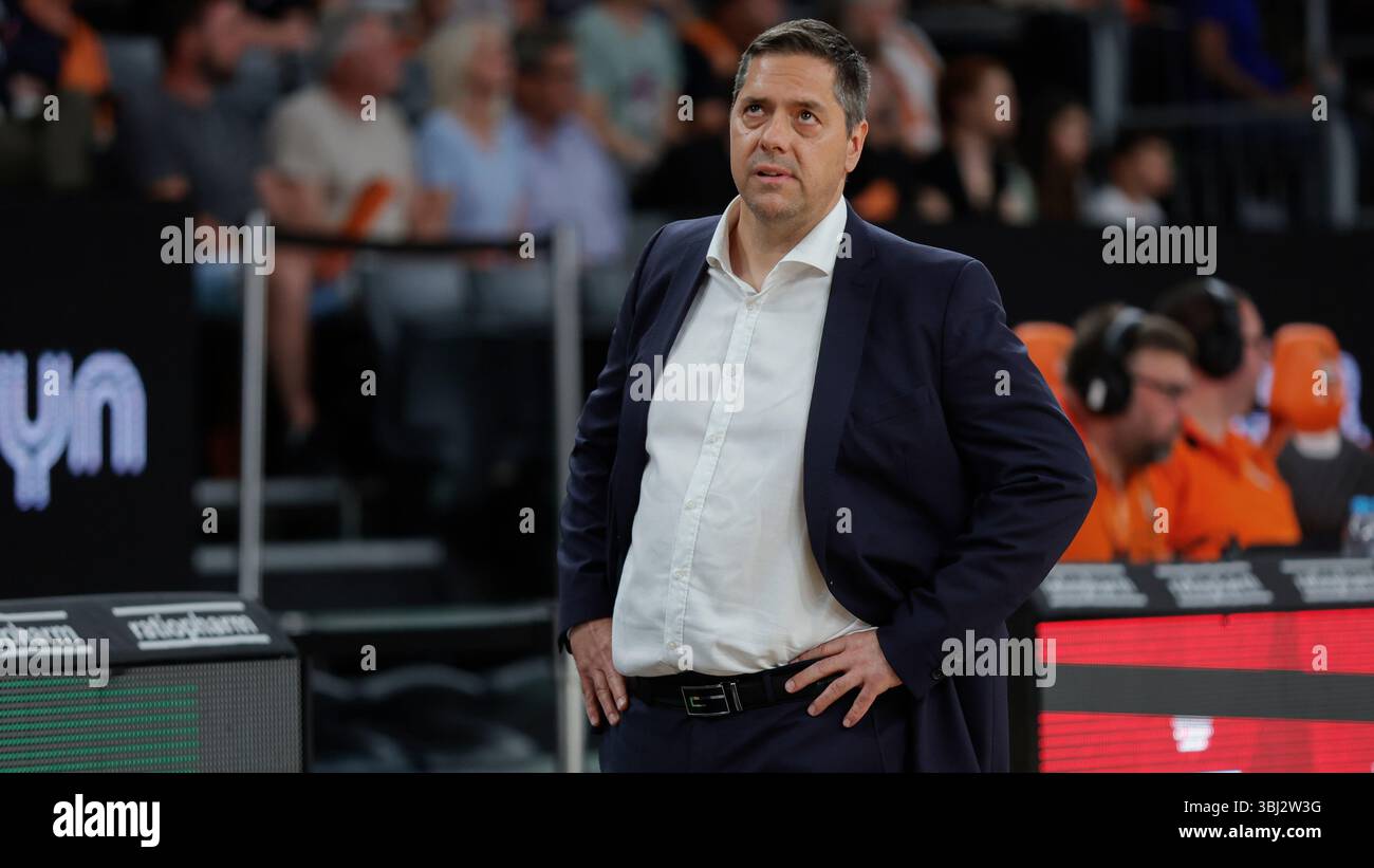 Im Bild: Head-Coach Sasa Filipovski (Wuerzburg Baskets) 12.06.2024 ...