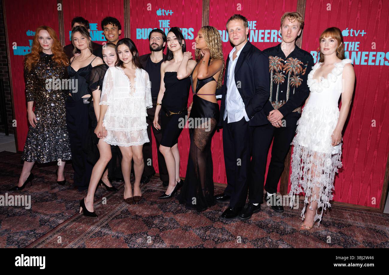 June 11, 2025, New York, Ny, USA: Christina Hendricks, Guy Remmers ...