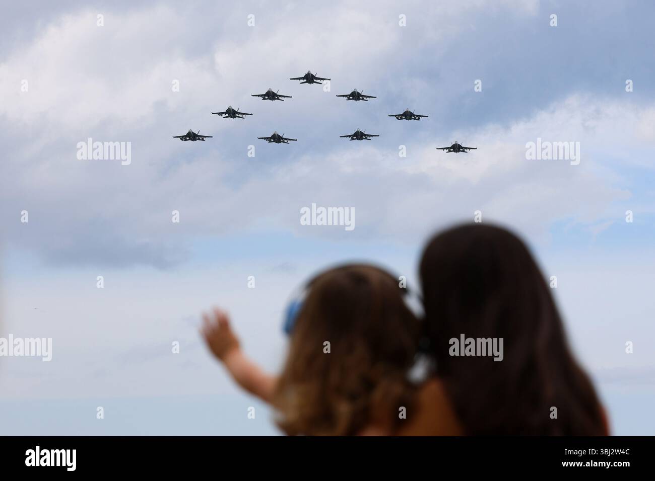 Virginia Beach, Virginia, USA. 30th May, 2025. F/A-18E Super Hornets ...