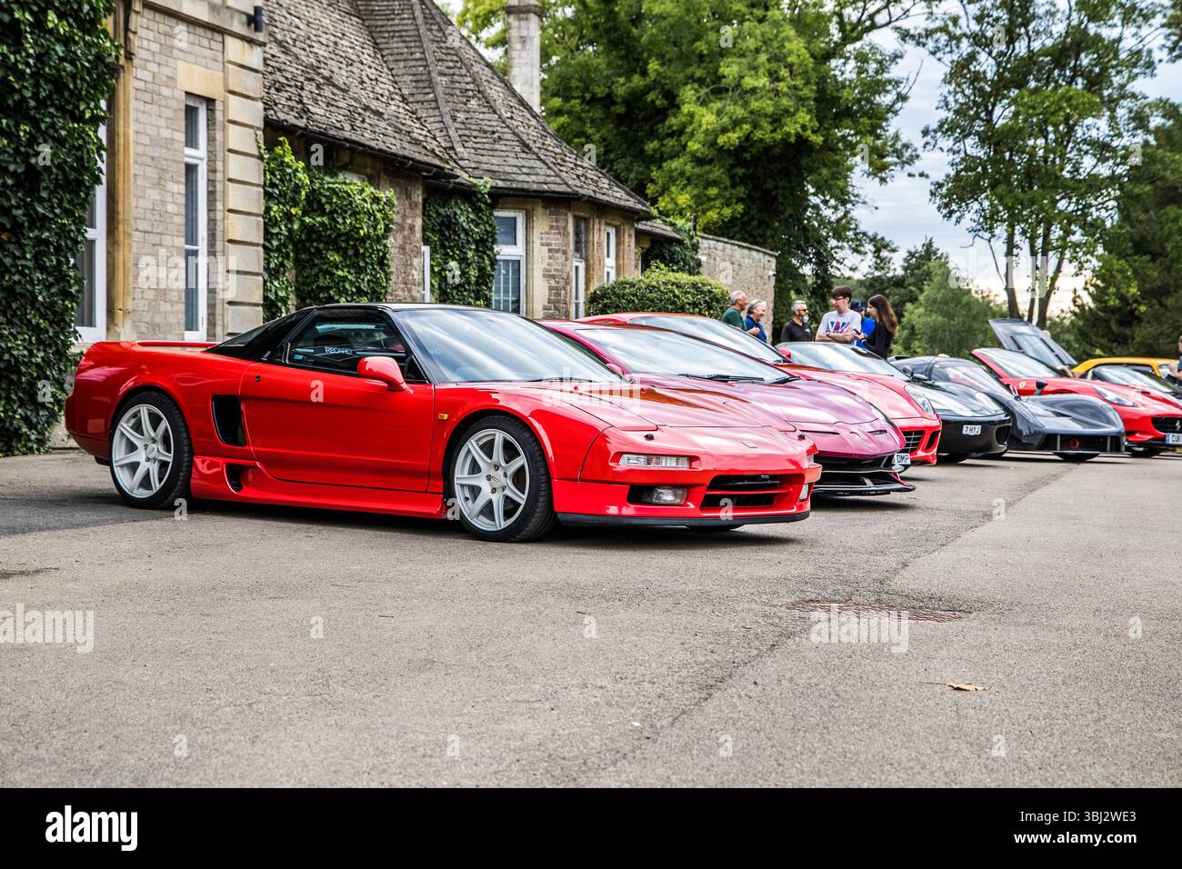 Bristol, UK- August 23, 2023: 1994 red Honda NSX Japanese sports ...