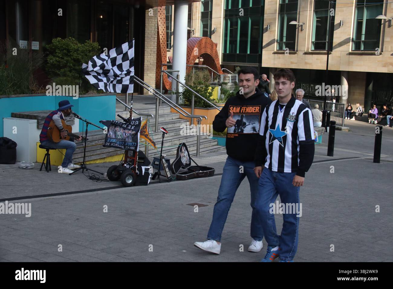 Sam Fender Fans Outside St James' Park in Newcastle, ahead of the Sam ...