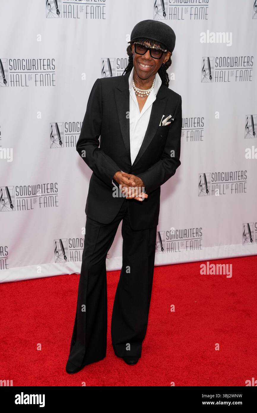Nile Rodgers attends the 54th annual Songwriters Hall of Fame induction ...
