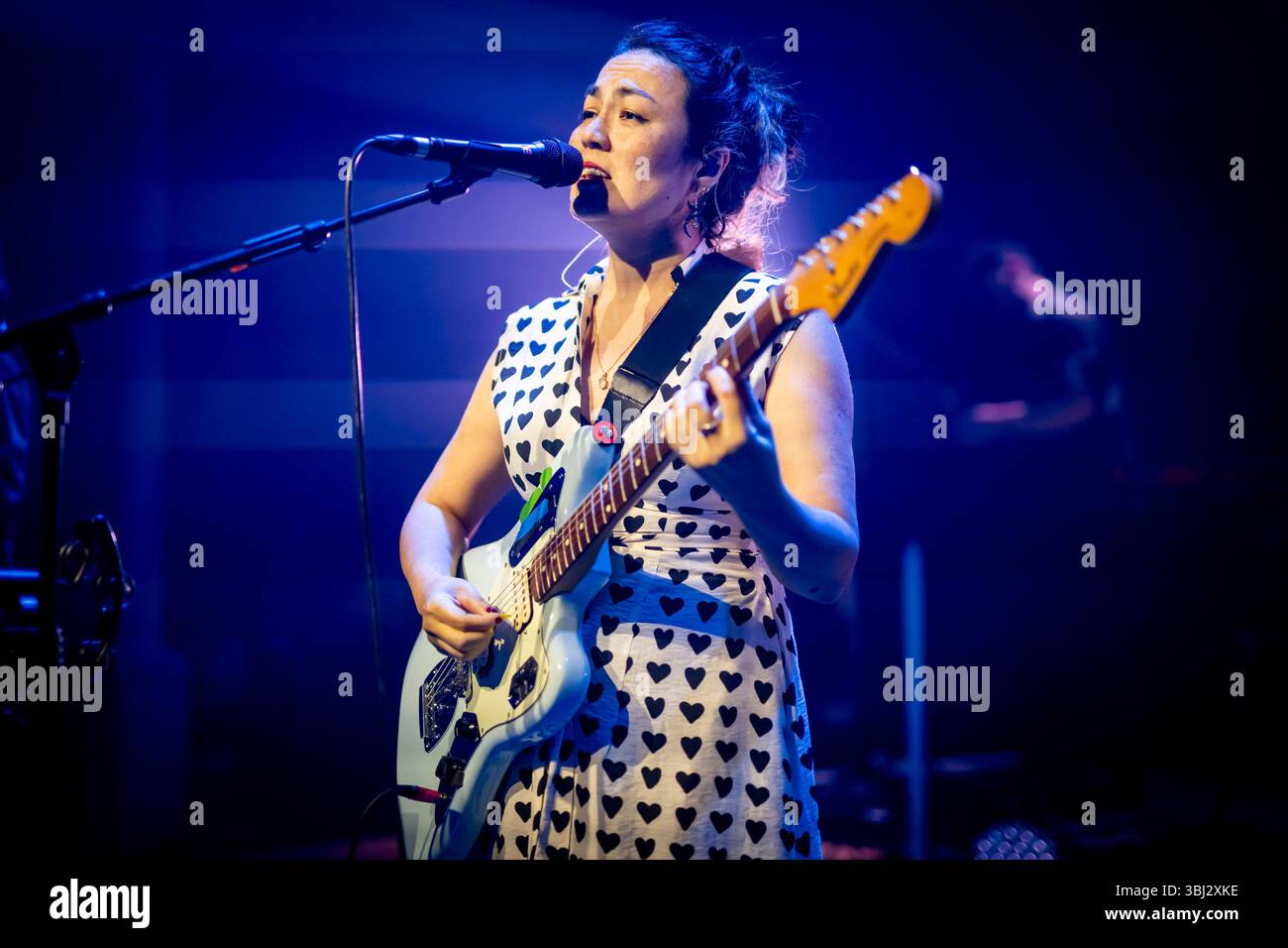Edinburgh, Scotland. Thursday 12 June 2025. English indie rock band bôa ...