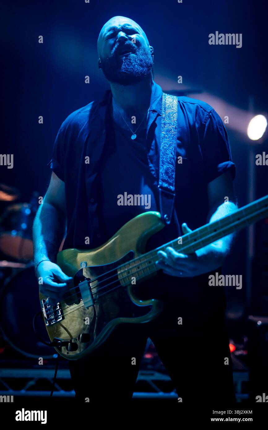 Edinburgh, Scotland. Thursday 12 June 2025. English indie rock band bôa ...