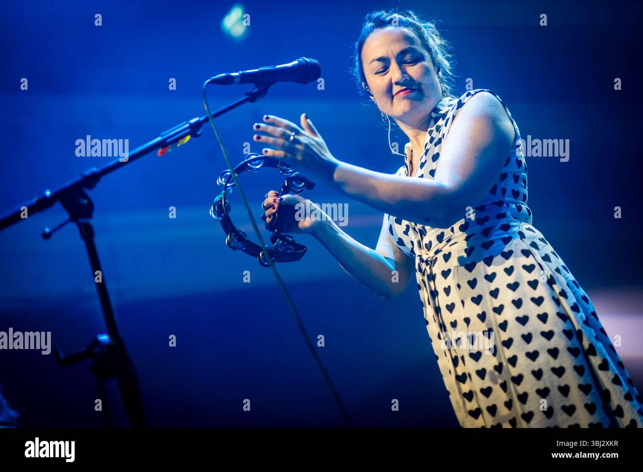 Edinburgh, Scotland. Thursday 12 June 2025. English indie rock band bôa ...