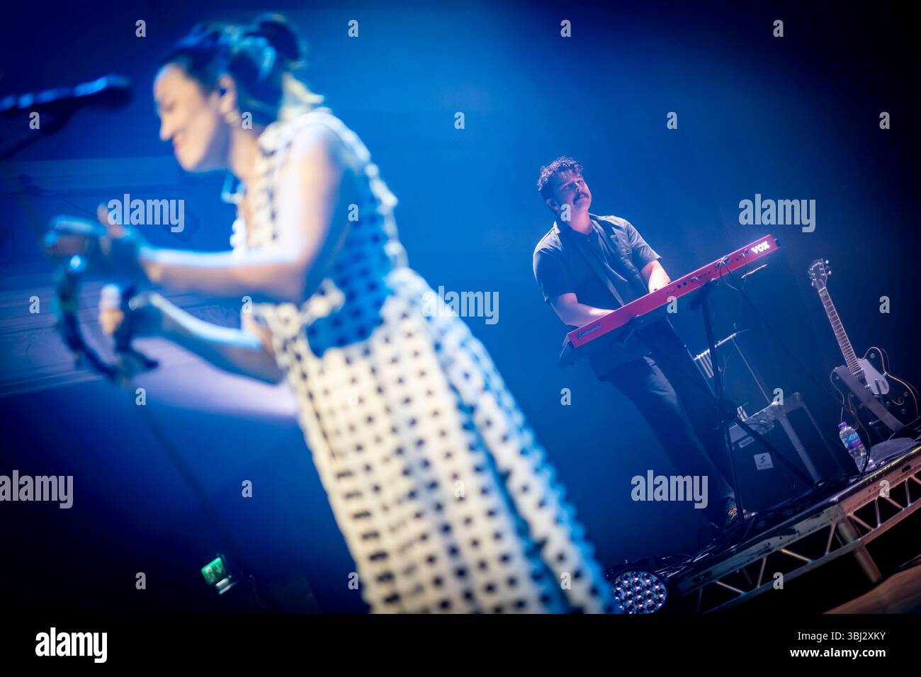 Edinburgh, Scotland. Thursday 12 June 2025. English indie rock band bôa ...