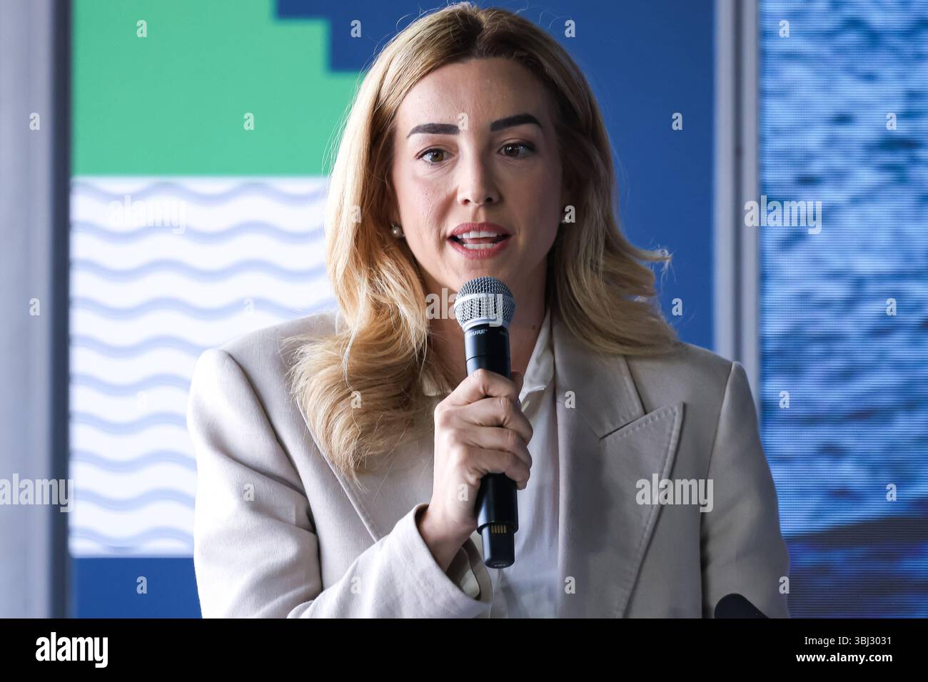 Milan, Italy. 13th June, 2025. Genoa, The conference "Conducting the ...