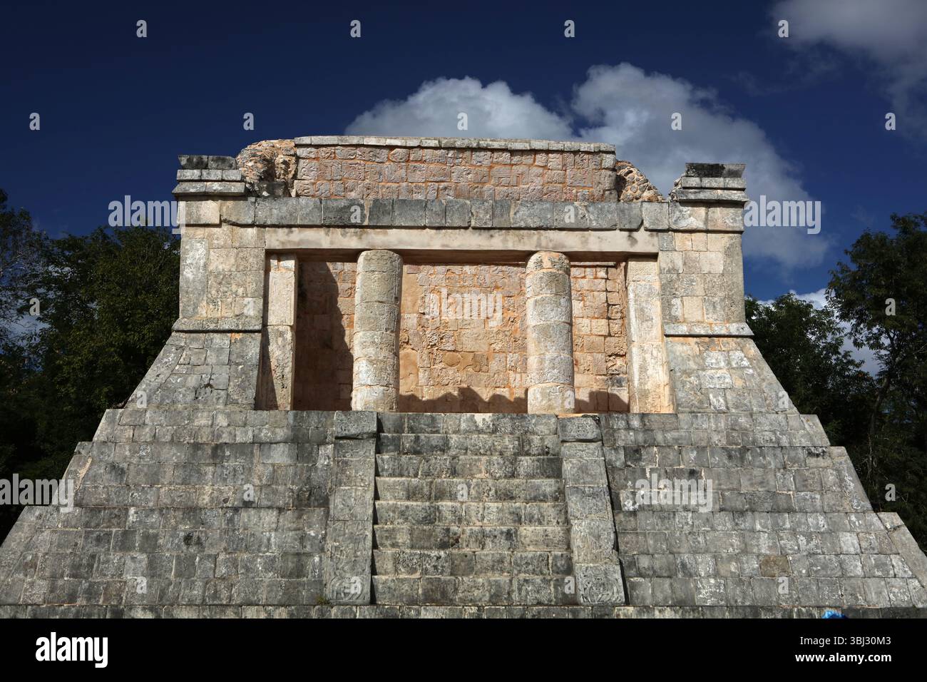 The Temple of the Bearded Man in Chichen Itza, Yucatan, Mexico Stock ...