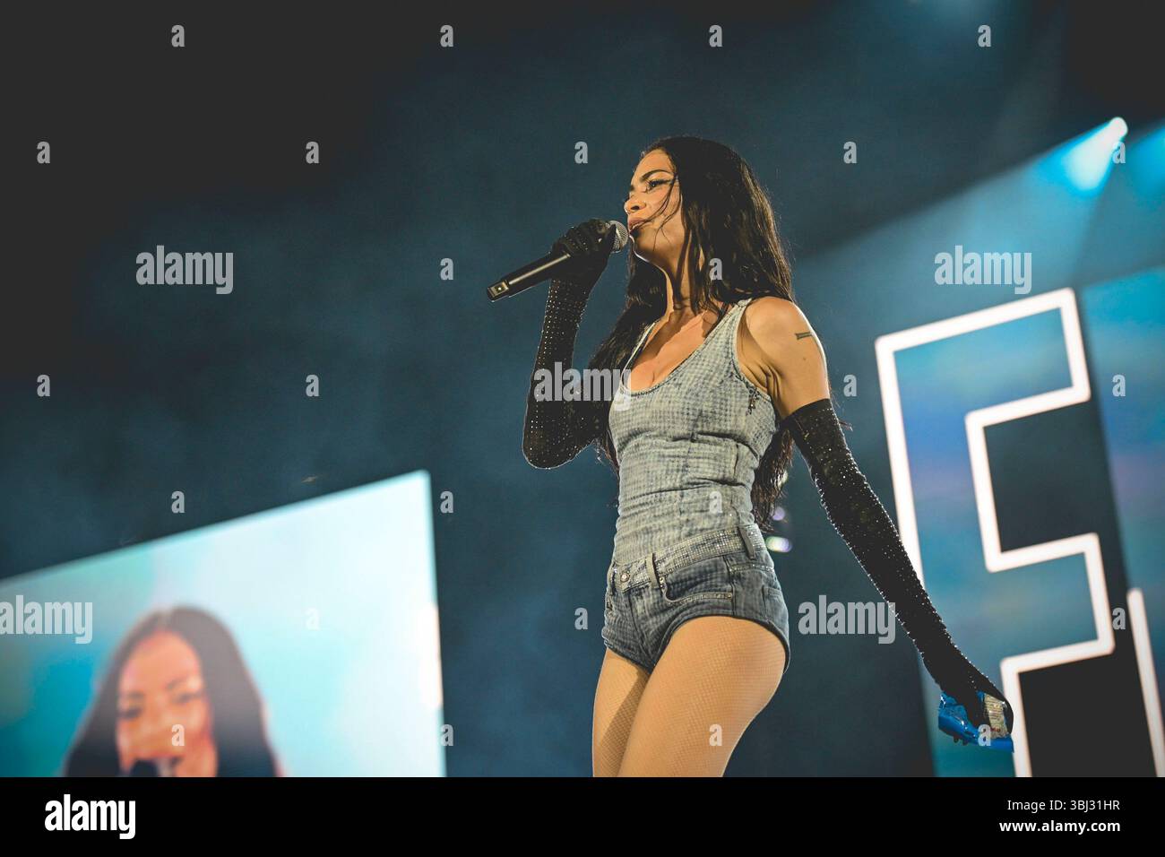 Italian singer Elodie Di Patrizi, known professionally as Elodie ...