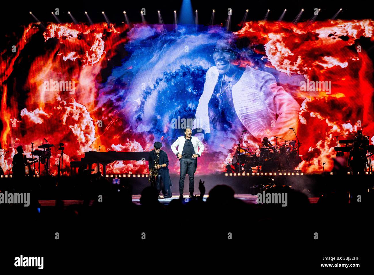 Manchester, 12 June 2025. Lionel Richie performing on stage at Co-op ...