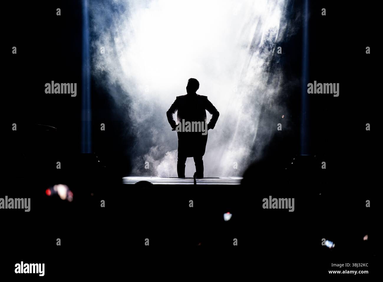 Manchester, 12 June 2025. Lionel Richie performing on stage at Co-op ...