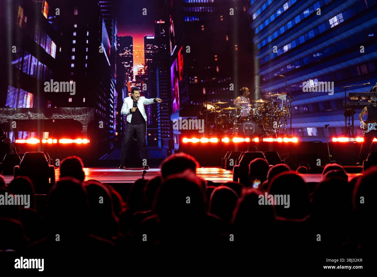 Manchester, 12 June 2025. Lionel Richie performing on stage at Co-op ...