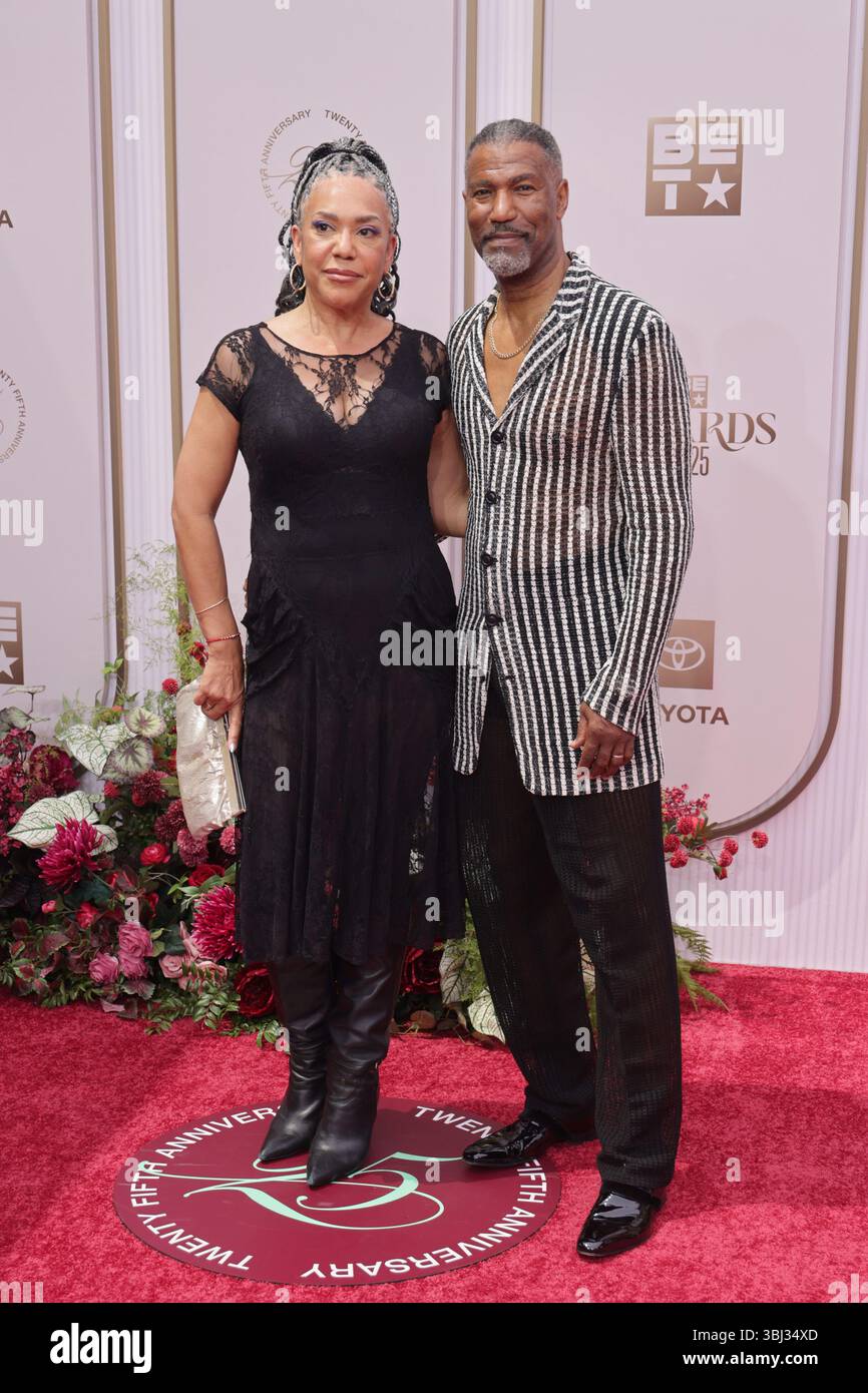 Los Angeles, USA. 10th June, 2025. Julie Shannon Ross and Ricco Ross ...
