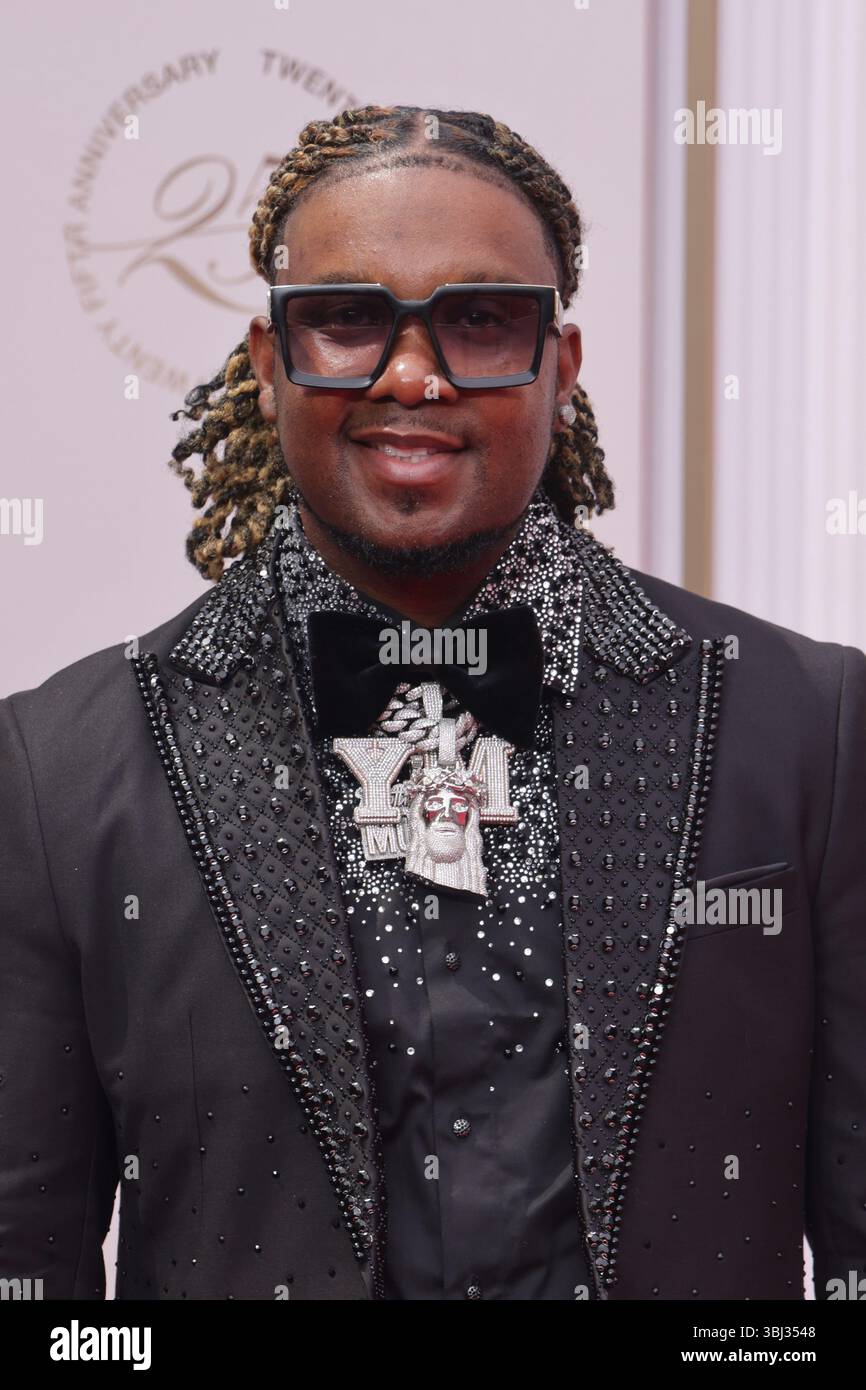 Los Angeles, USA. 10th June, 2025. Yung Muusik attends the 2025 BET ...