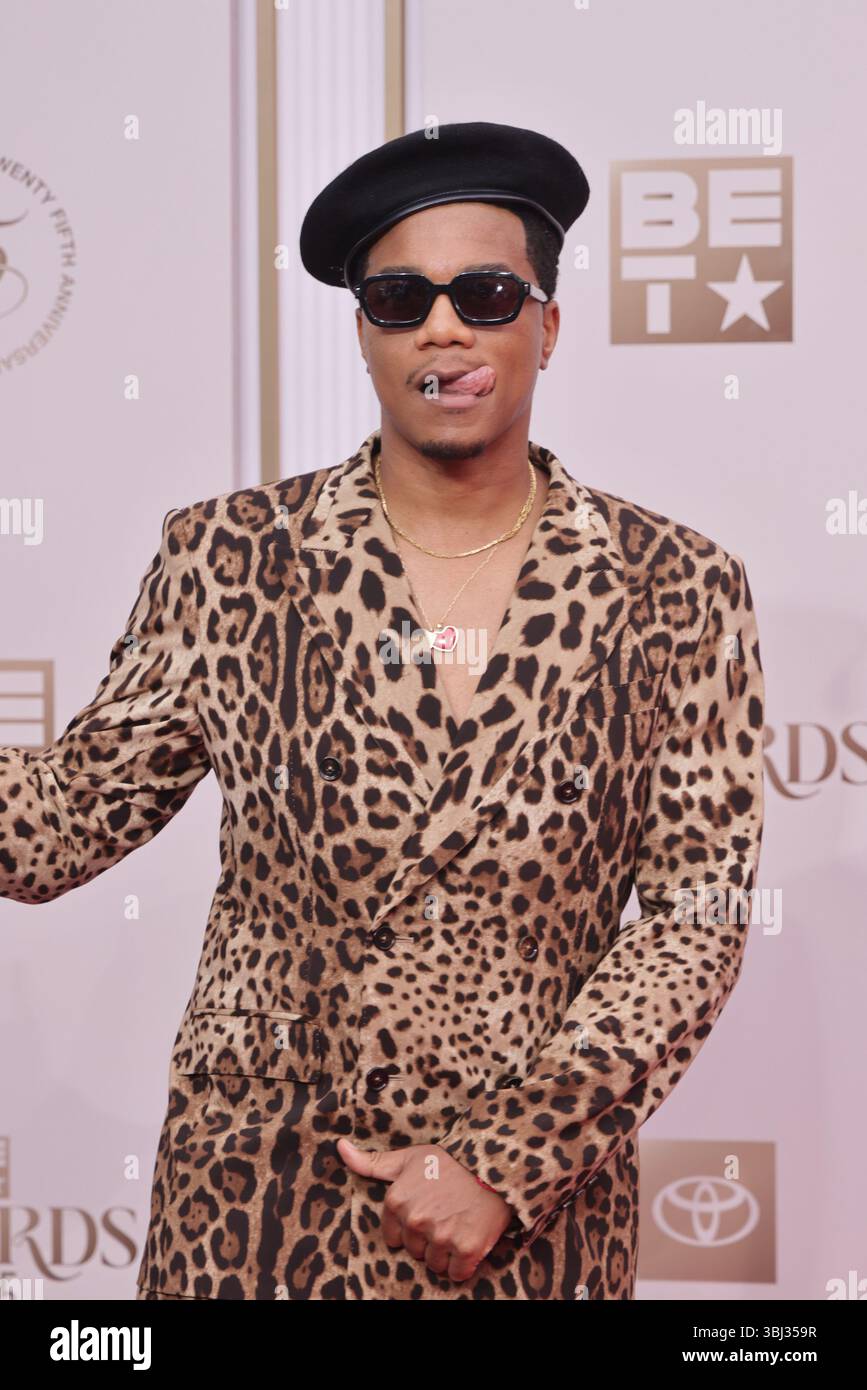 Los Angeles, USA. 10th June, 2025. Cory Hardrict attends the 2025 BET ...
