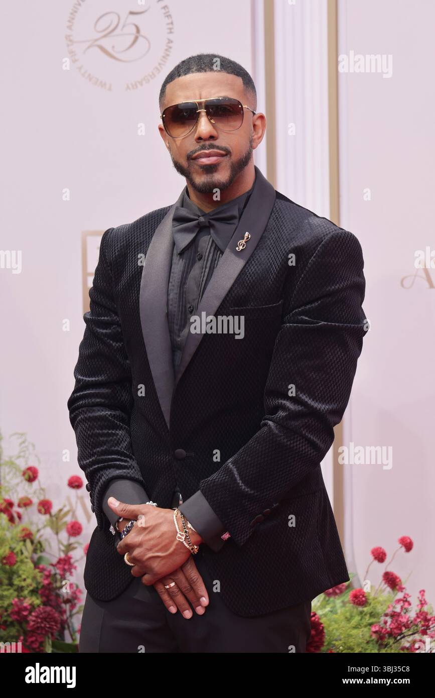 Los Angeles, USA. 10th June, 2025. Marques Houston attends the 2025 BET ...