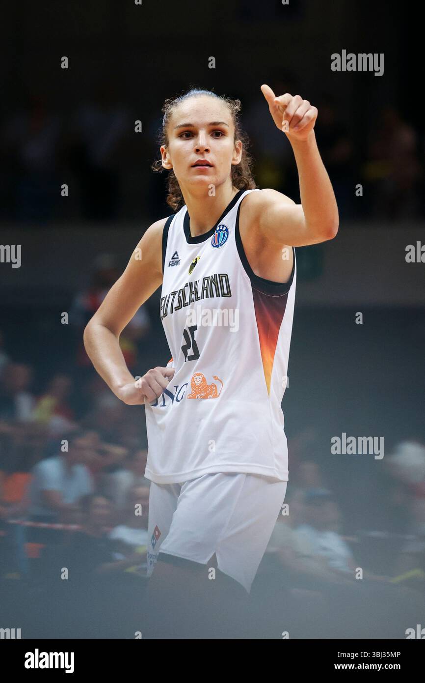 Basketball Damen Testspiel: Belgien-Deutschland; L?wen, Sportoase am 12 ...