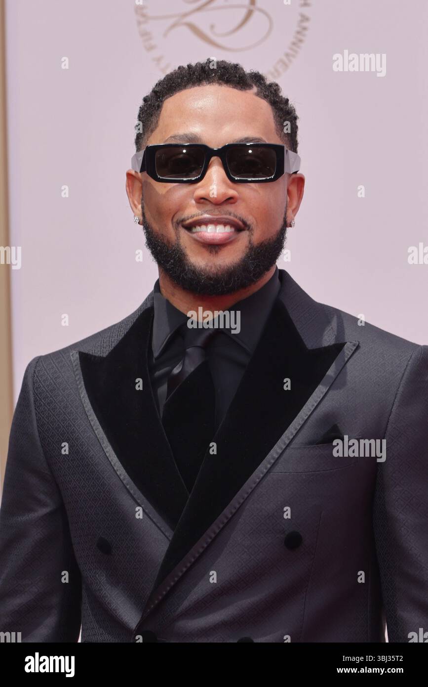 Los Angeles, USA. 10th June, 2025. Jacob Latimore attends the 2025 BET ...