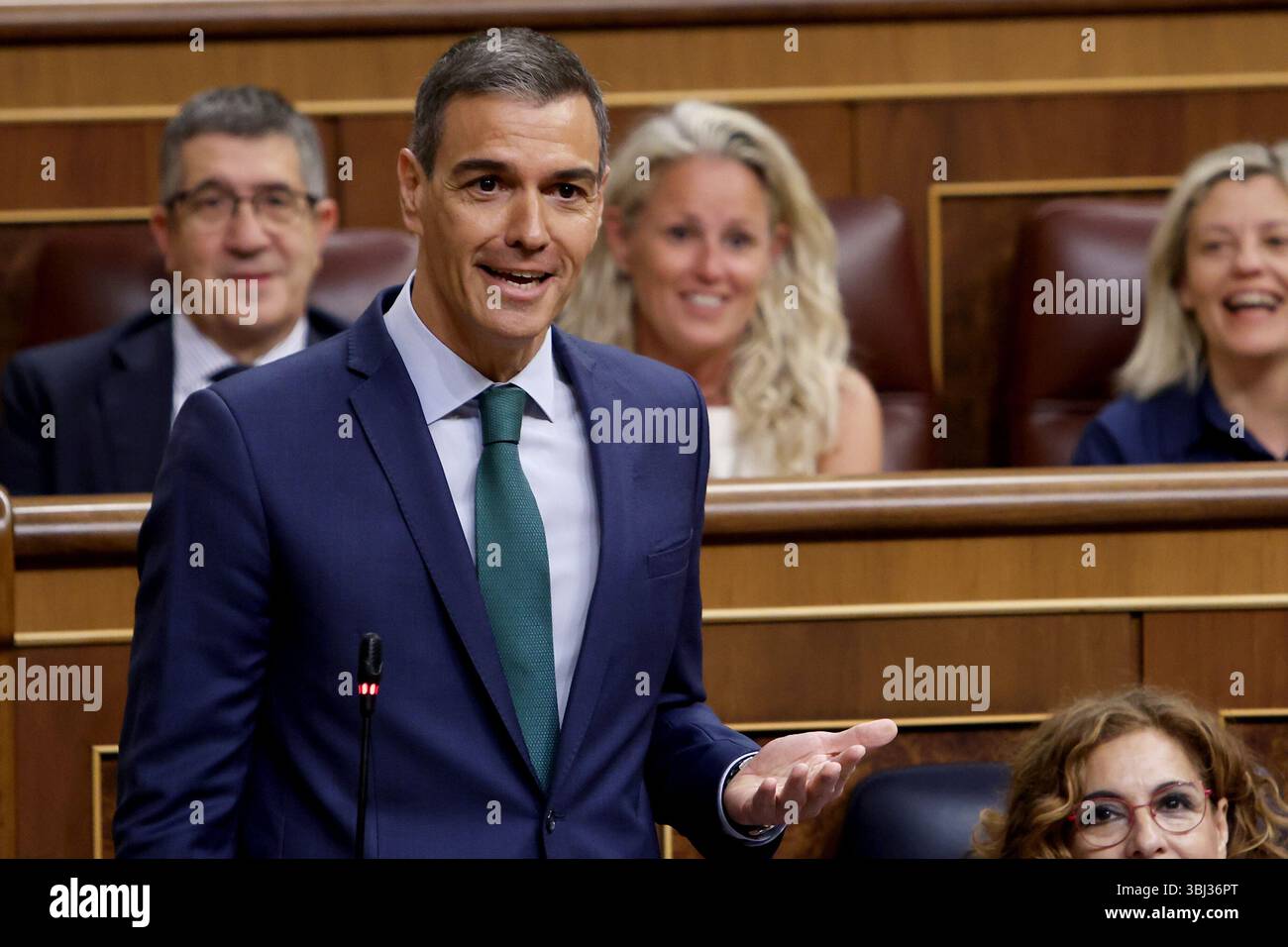 Madrid, Spain; June 11, 2025 Pedro Sánchez, President of Spain, during ...