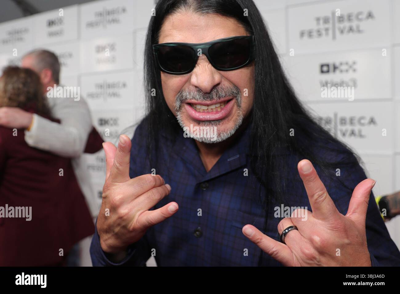 NEW YORK, NEW YORK - JUNE 11: Cast Members along with the Metallica ...