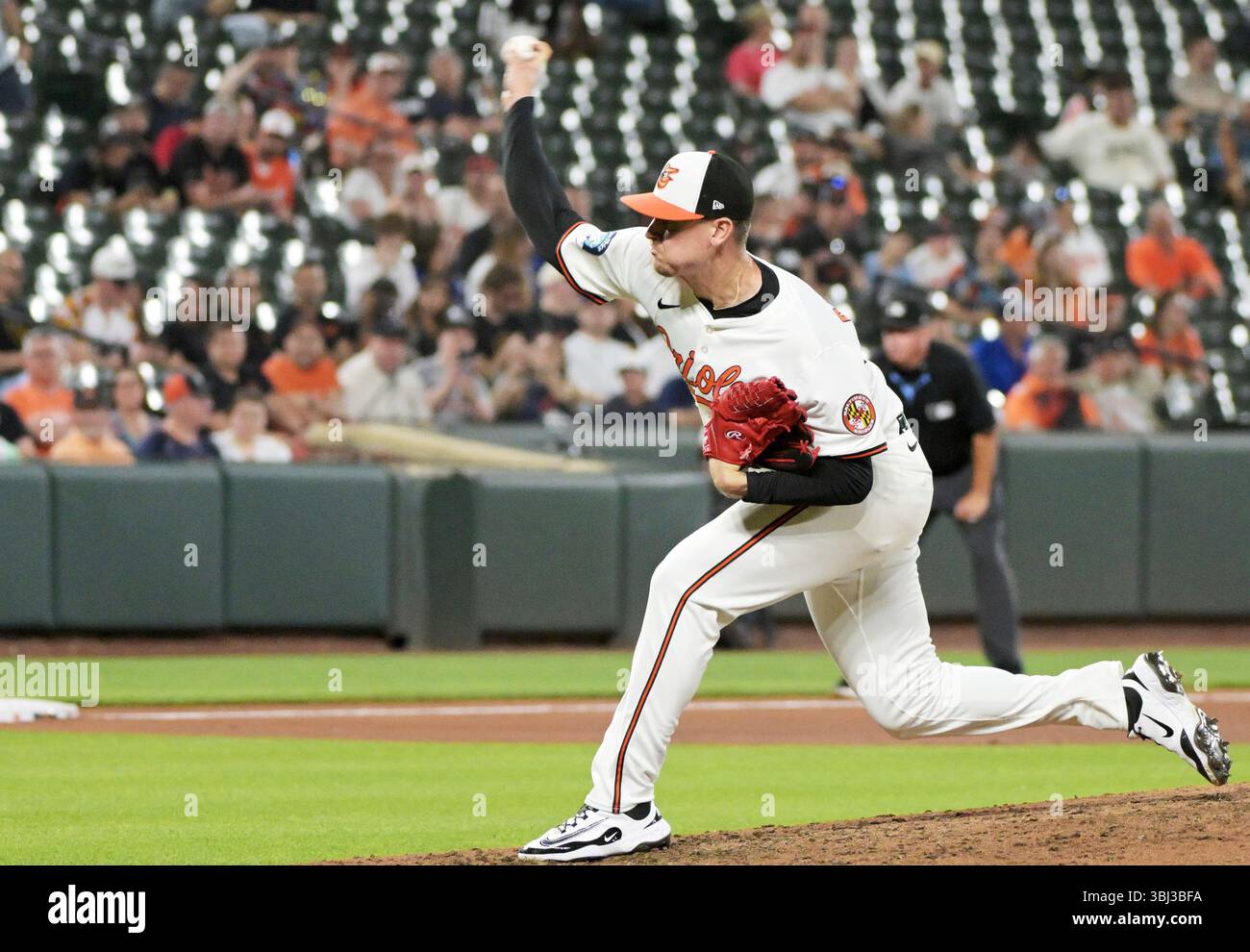 BALTIMORE, MD - JUNE 10: Baltimore Orioles pitcher Scott Blewett (67) pitches during the game ...