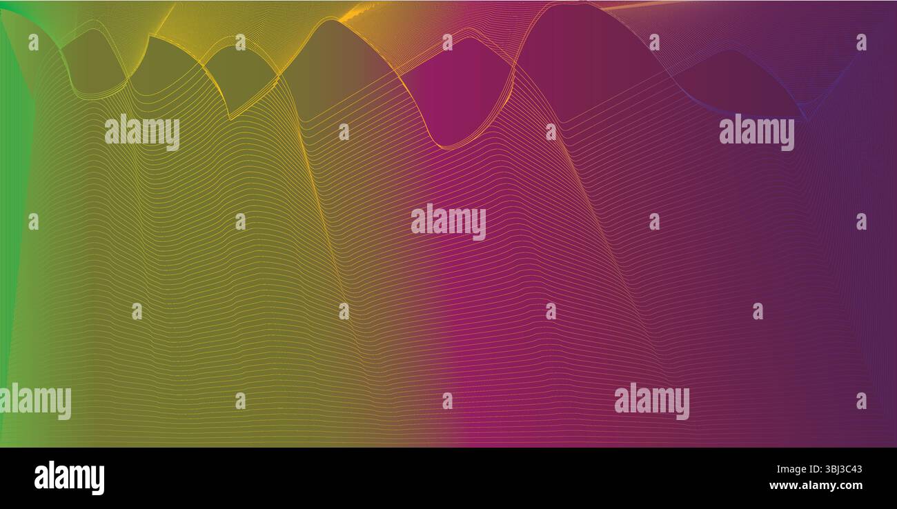 multi color Abstract Background with Red and Purple Waves Elegant Flowing Design Stock Vector ...