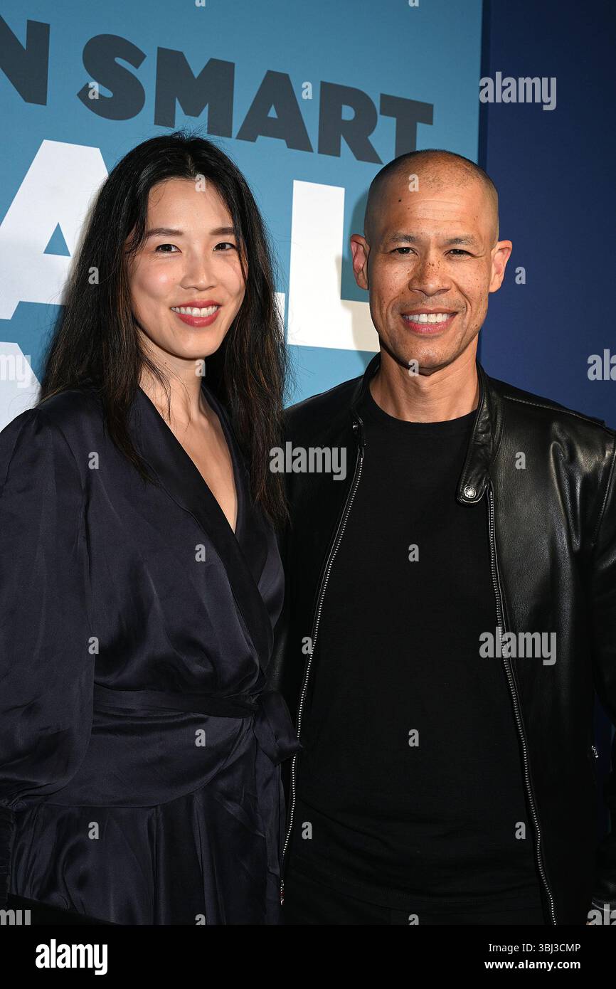 Vladimir Duthiers and wife Marian Wang attend the "Call Me Izzy ...